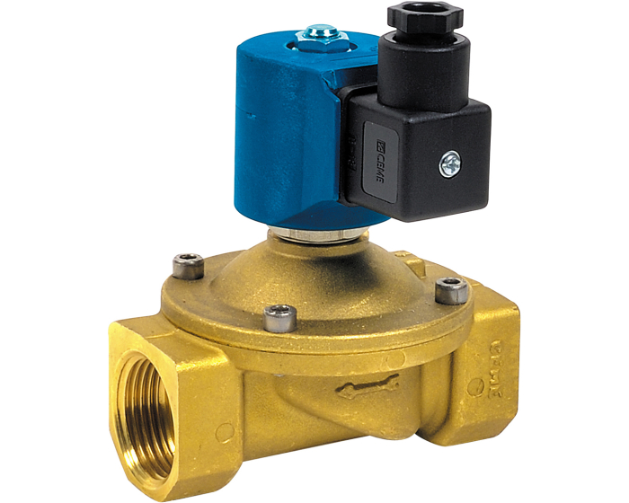 Brass solenoid valve VSO 84 direct acting normally closed | Syveco