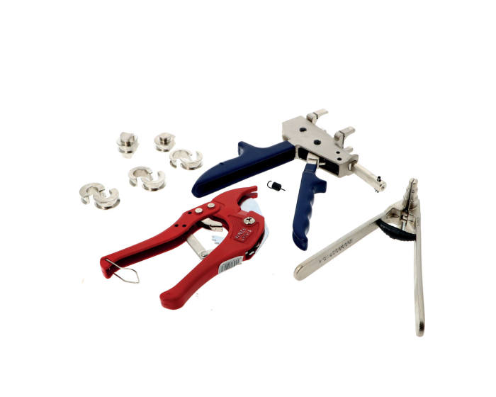 Mounting set with mounting, cutting and flaring pliers | Syveco