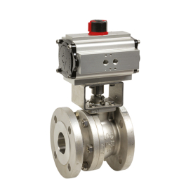 Stainless steel ball valve 540IICG + ADA/ASR pneumatic actuator |Syveco