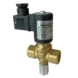 Solenoid valve with manual resetting M16/RM for gas | Syveco