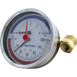 Thermomanometer Ø 80 | Syveco
